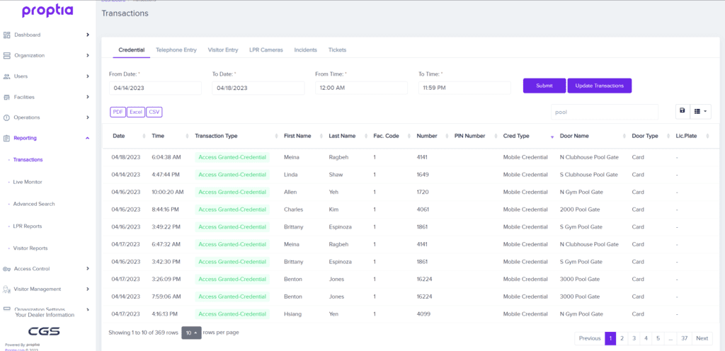 Cloud-Based Community Pool Access Systems | Proptia