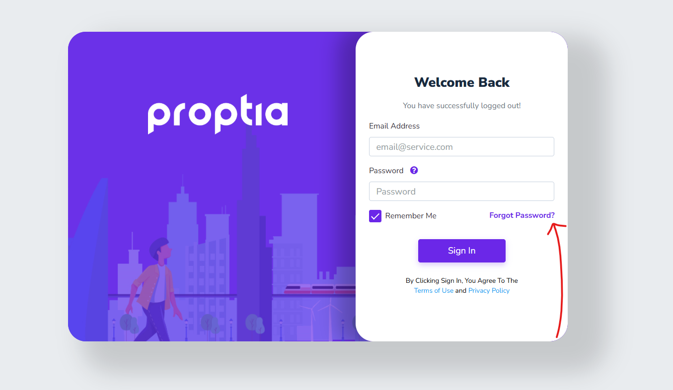 Logging In Cheat Sheet | Proptia